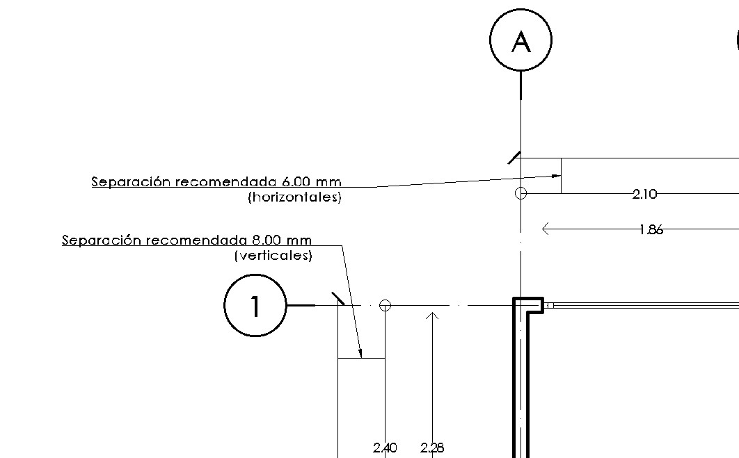 Tipos de cotas – Pie de Plano