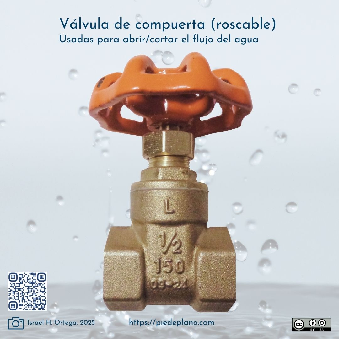 Válvula de compuerta – Pie de Plano
