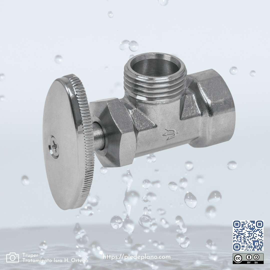 Válvula angular – Pie de Plano